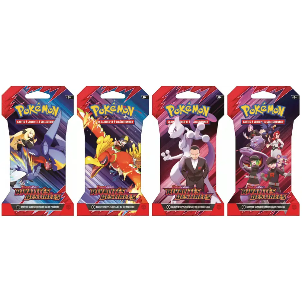 Pokémon Booster Blister EV10 Rivalités Destinées (1 Booster Aléatoire) - FR 8.9