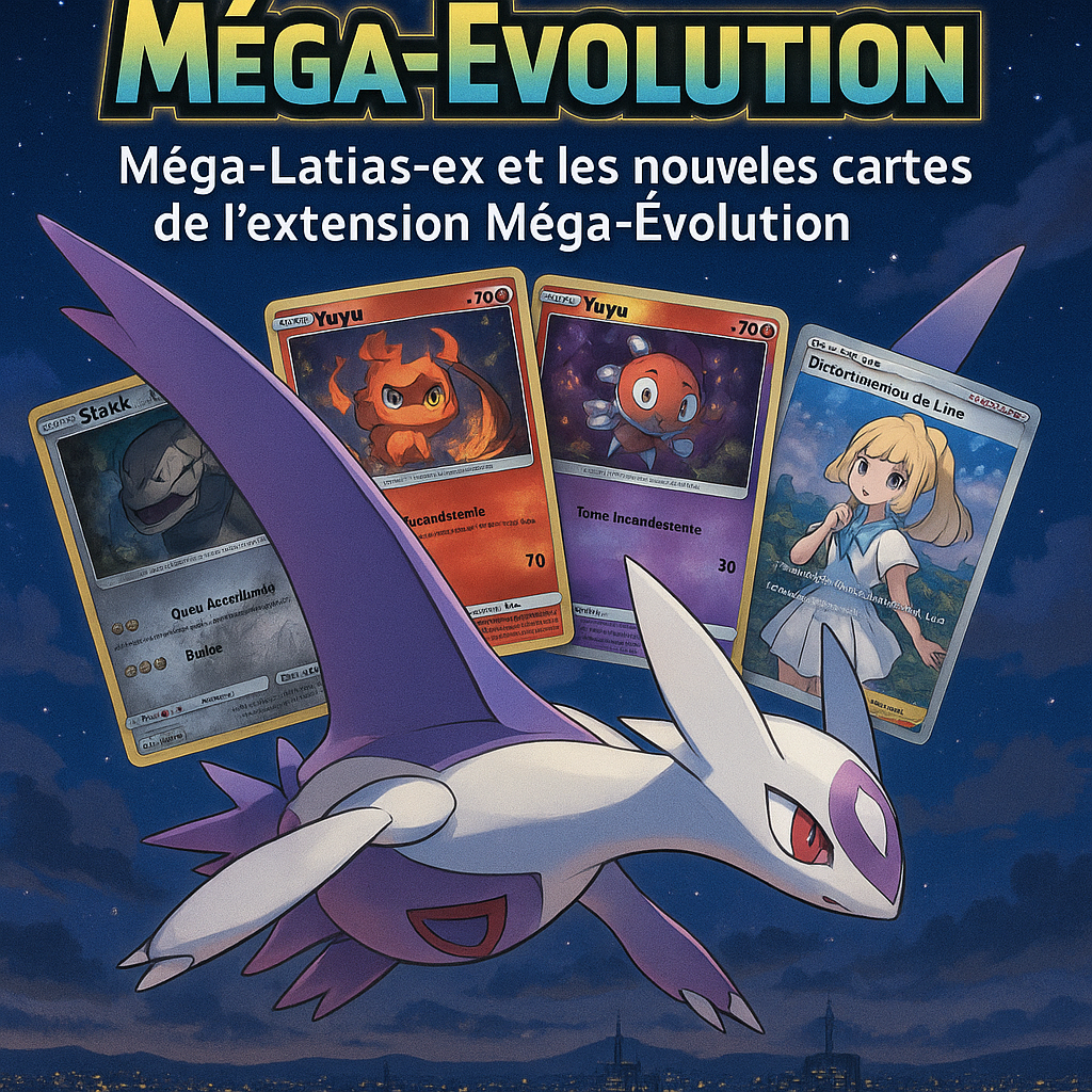 Méga-Latias-ex et nouvelles cartes Pokémon : Extension Méga-Évolution ...